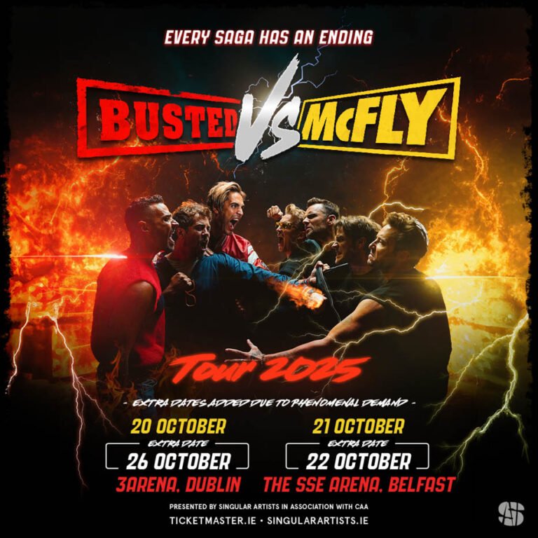 Busted VS. McFly - have added more shows to their Irish Tour, due to ...