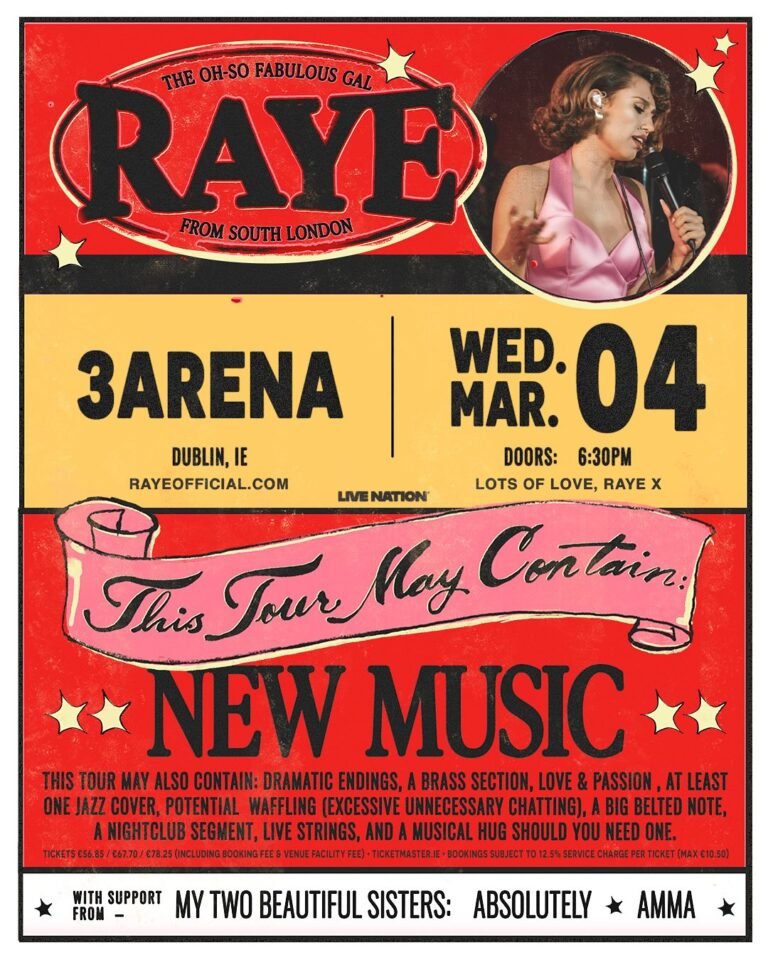 RAYE - returns to Dublin with ‘This Tour May Contain New Music’ at ...